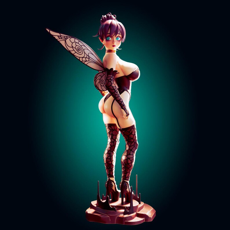High Quality NSFW/SFW STL File – 3D Print Ready Figurine – Cute Character – Statue for Resin ...