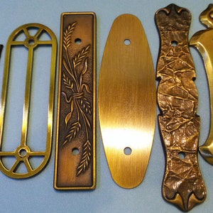 Brass WOODGRAIN BACKING PLATE by Alison Furniture Hardware,knob Backing ...