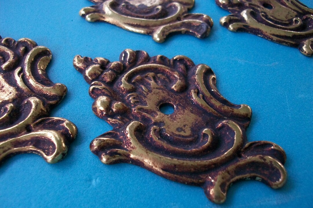 1 Fancy KEELER Flat BACKING PLATE Flat W/ Grape Design, Victorian ...