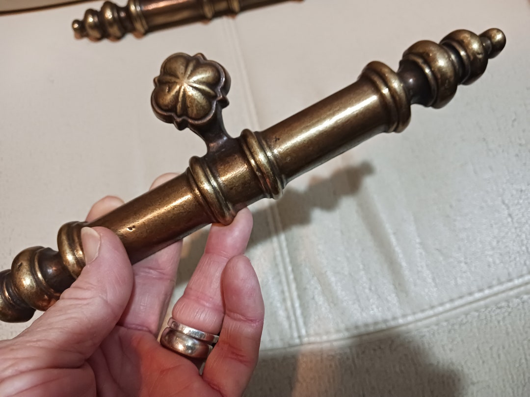 Lg MCM BRASS HANDLE, Mid Cent Hardware by Keeler N5877,vintage Hardware ...