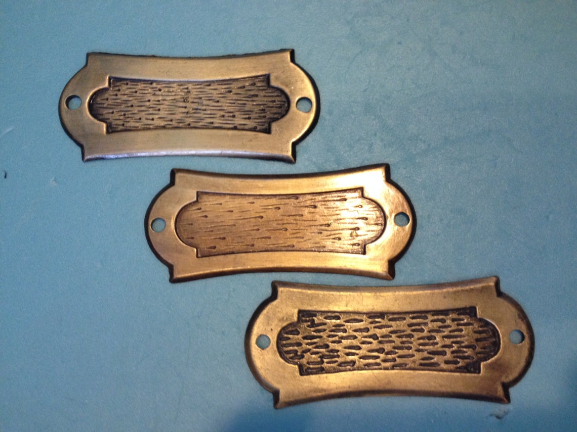 Brass WOODGRAIN BACKING PLATE by Alison Furniture | Etsy