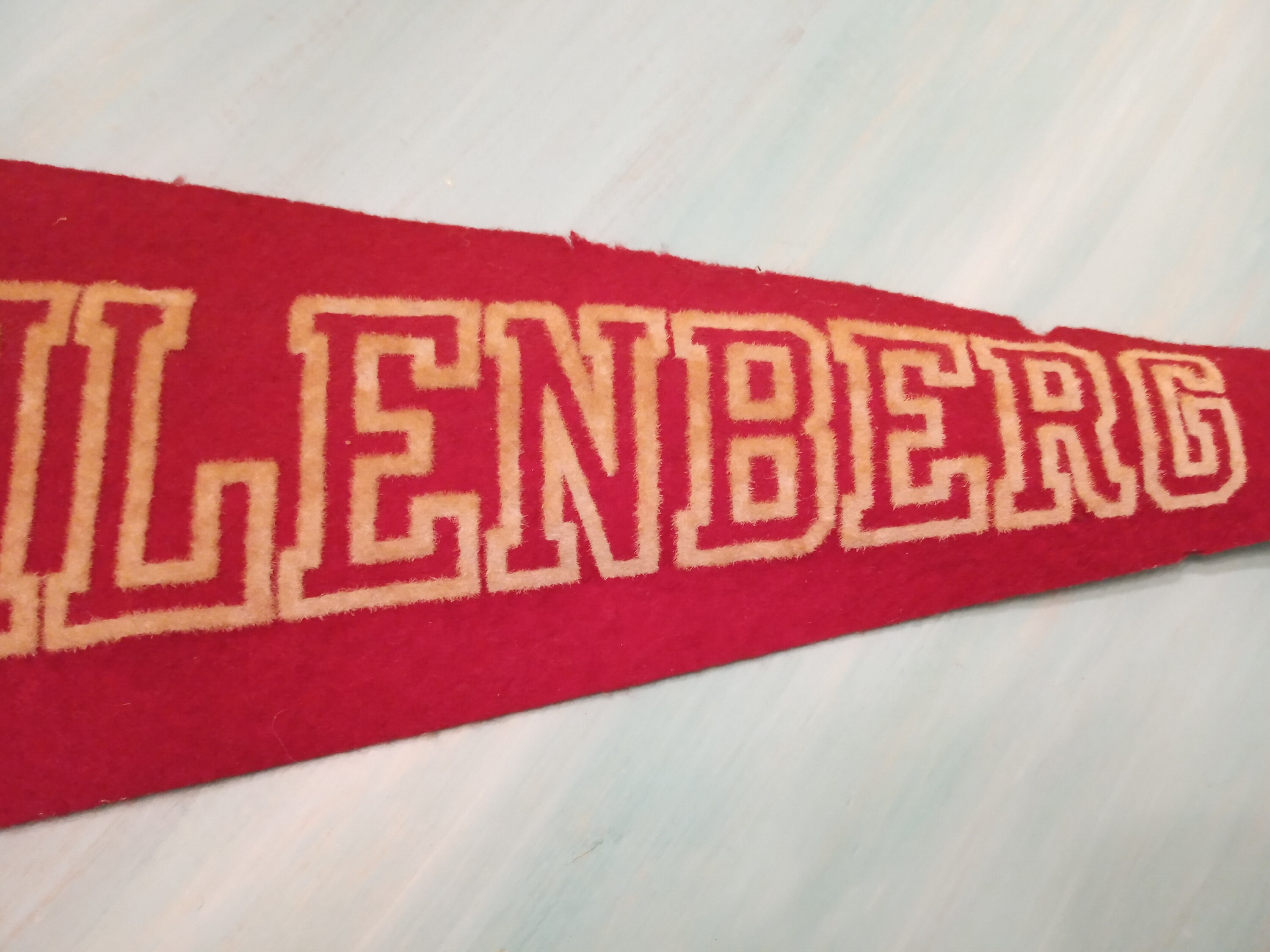 1940's MUHLENBERG COLLEGE PENNANT Rare Mascot Mule | Etsy