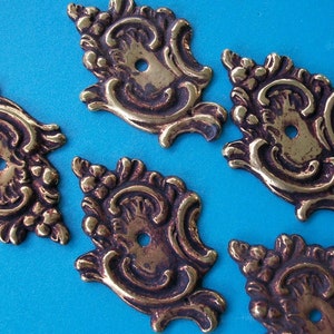 1 Fancy KEELER Flat BACKING PLATE Flat W/ Grape Design, Victorian ...