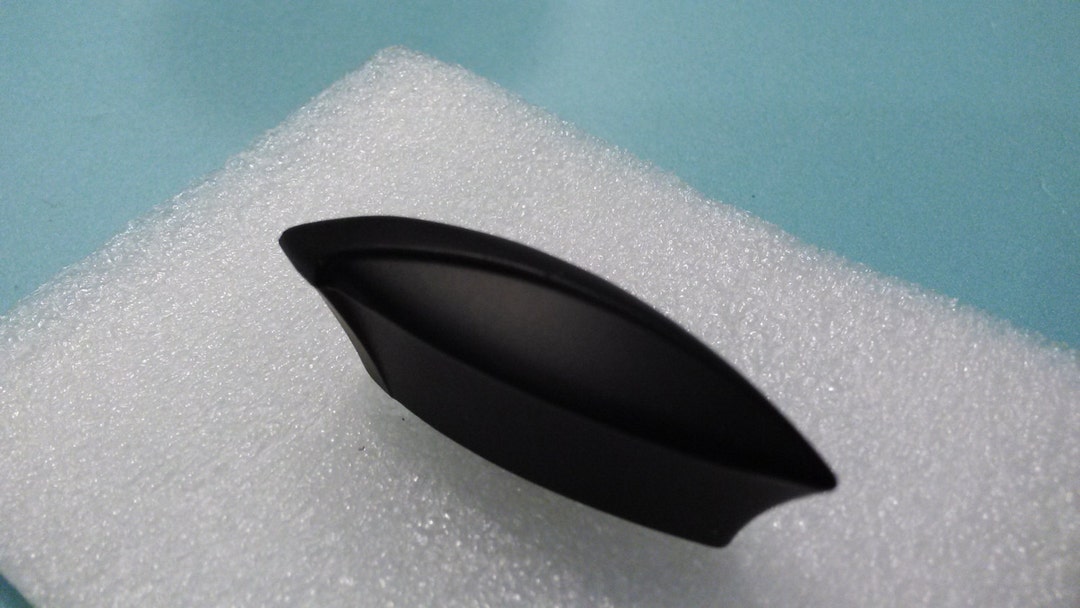 ELLIPTICAL BLACK Knob by Ajax,matte Black Knob,vintage Black Knob,black ...