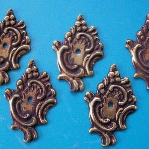 1 Fancy KEELER Flat BACKING PLATE Flat W/ Grape Design, Victorian ...