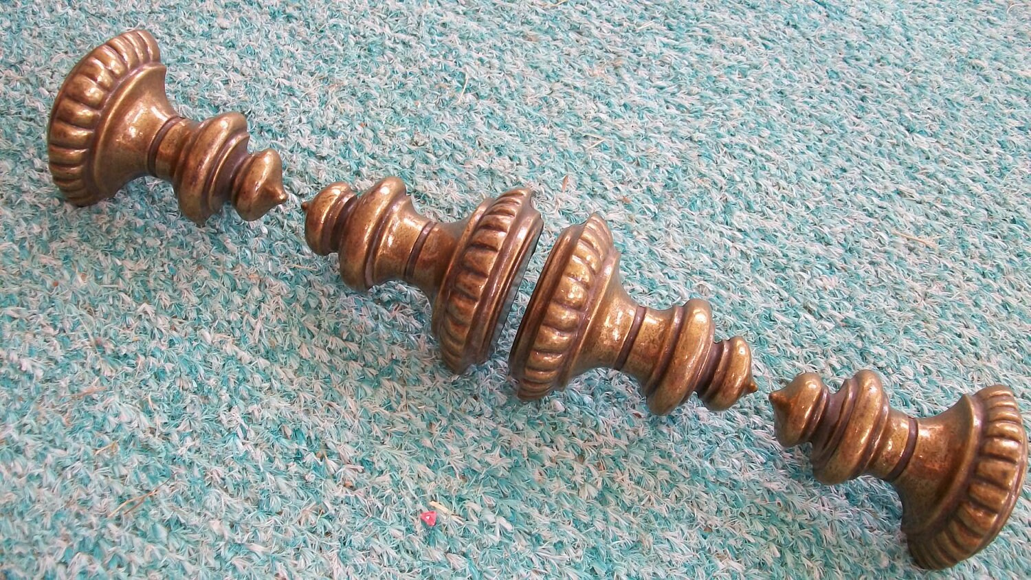 1 Chunky 1 3/8c KEELER Chess Piece KNOB W/ Fluted - Etsy