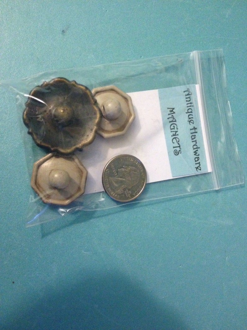 Antique HARDWARE MAGNETS Set of 3 Vintage Hardware | Etsy