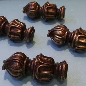 4 Chunky TORCH KNOBS Hollywood Regency,mid Century,keeler KBC 320 N6753 ...