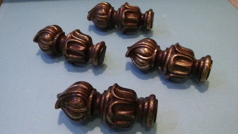 4 Chunky TORCH KNOBS Hollywood Regencymid Centurykeeler KBC | Etsy