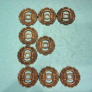 1 Victorian ROSETTE BACKING Plate, Antique Brass Rosette,kbc # A457 ...