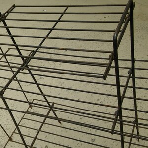 WIRE MUSIC STAND Mid Century Wire Stand,music Stand,music Storage Stand ...