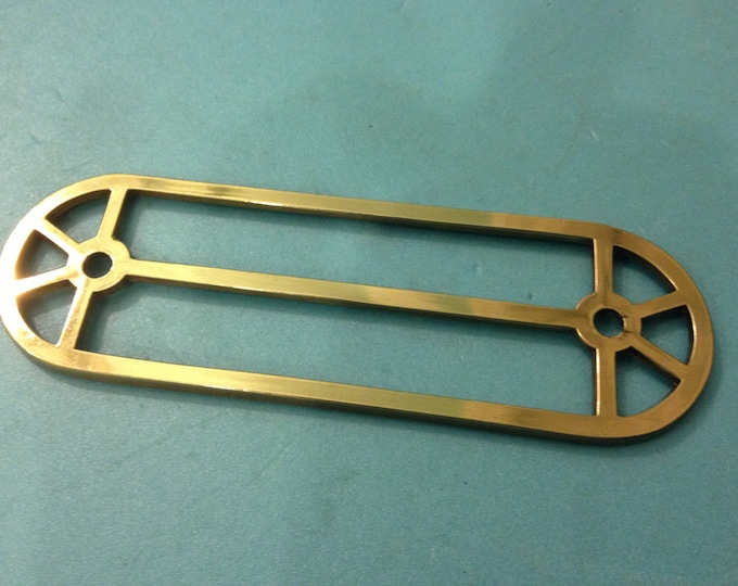 1 Vintage BRASS BACKING PLATE drawer Pullsjewelry - Etsy