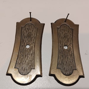 Brass WOODGRAIN BACKING PLATE by Alison Furniture Hardware,knob Backing ...