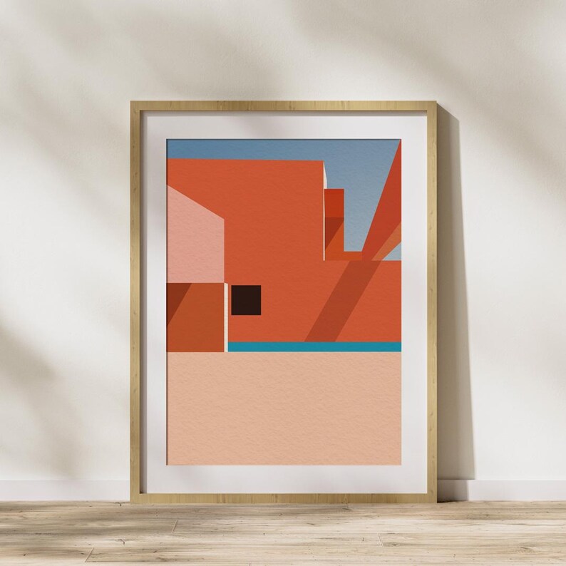 Digital Poster | Colored Architecture | Minimalist | House Adrenaline ...