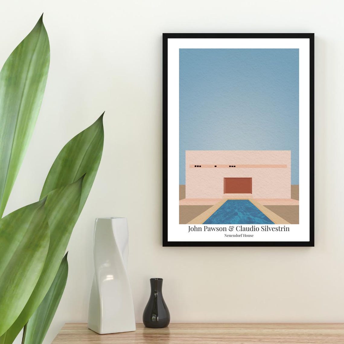 Minimalistic Architecture Poster | Architecture | Vintage | Interior ...