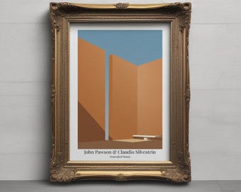 Minimalistic Architecture Poster | Architecture | Vintage | Interior ...