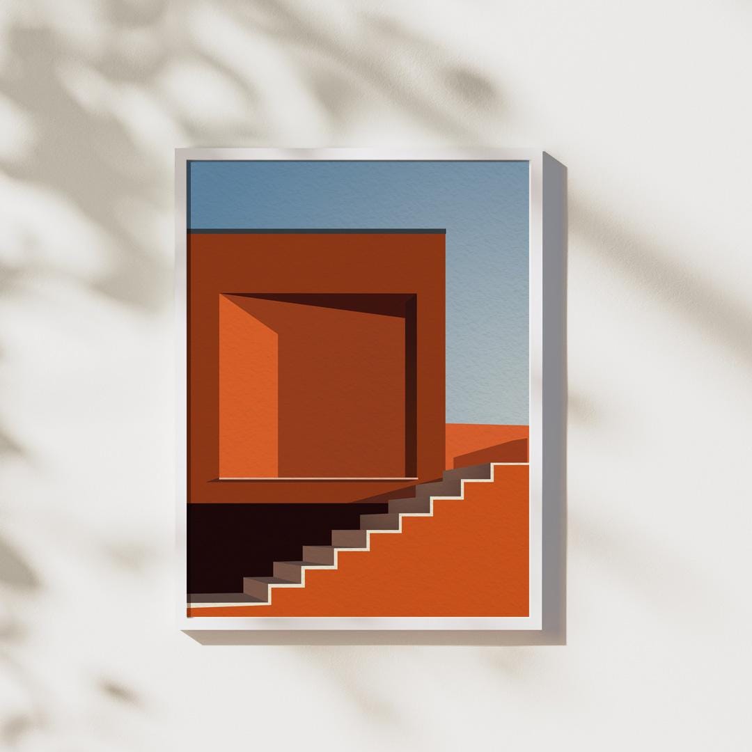 Digital Poster | Colored Architecture | Minimalist | House Adrenaline ...