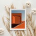 Digital Poster Colored Architecture Minimalist House Adrenaline ...