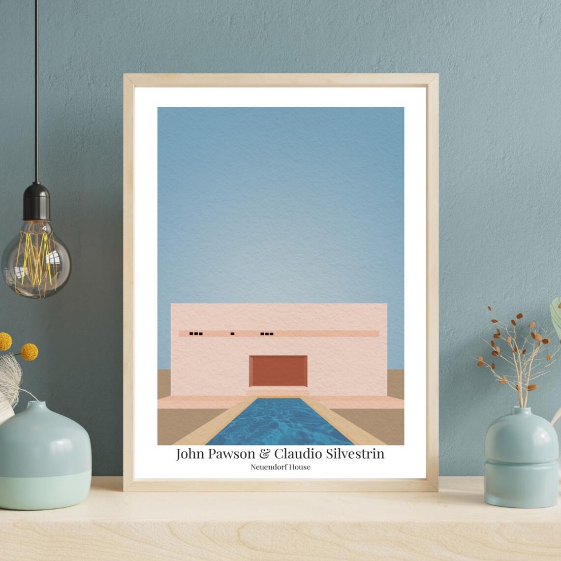Minimalistic Architecture Poster | Architecture | Vintage | Interior ...