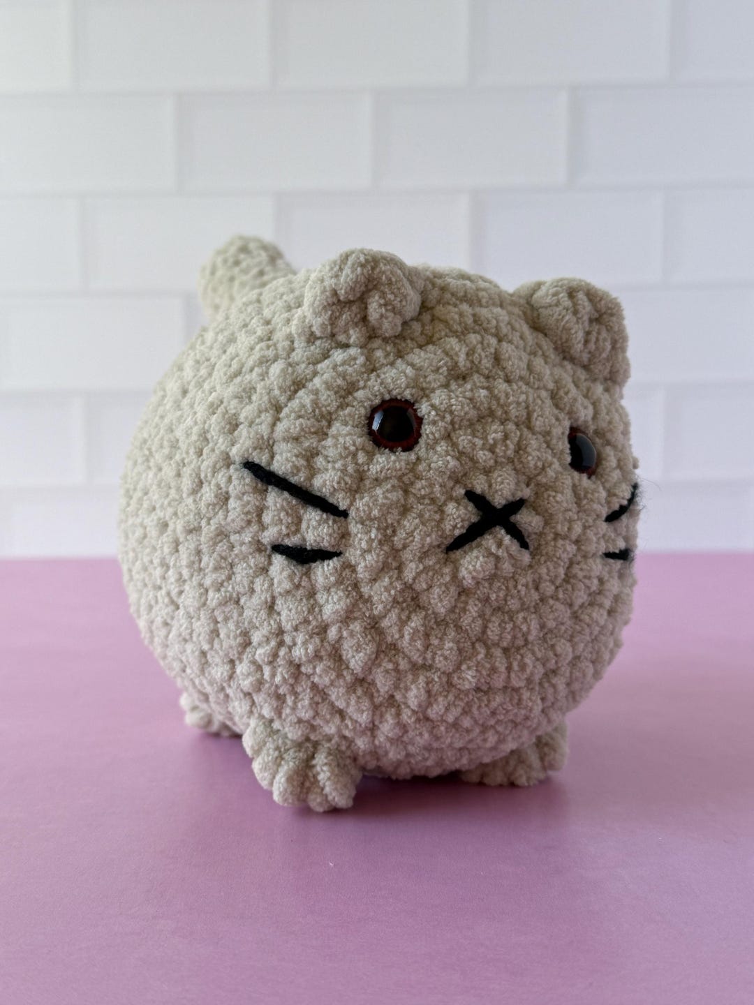 Crochet Loaf Cat | Amigurumi Plushie | Stuffed Cat | Handmade Stuffed ...