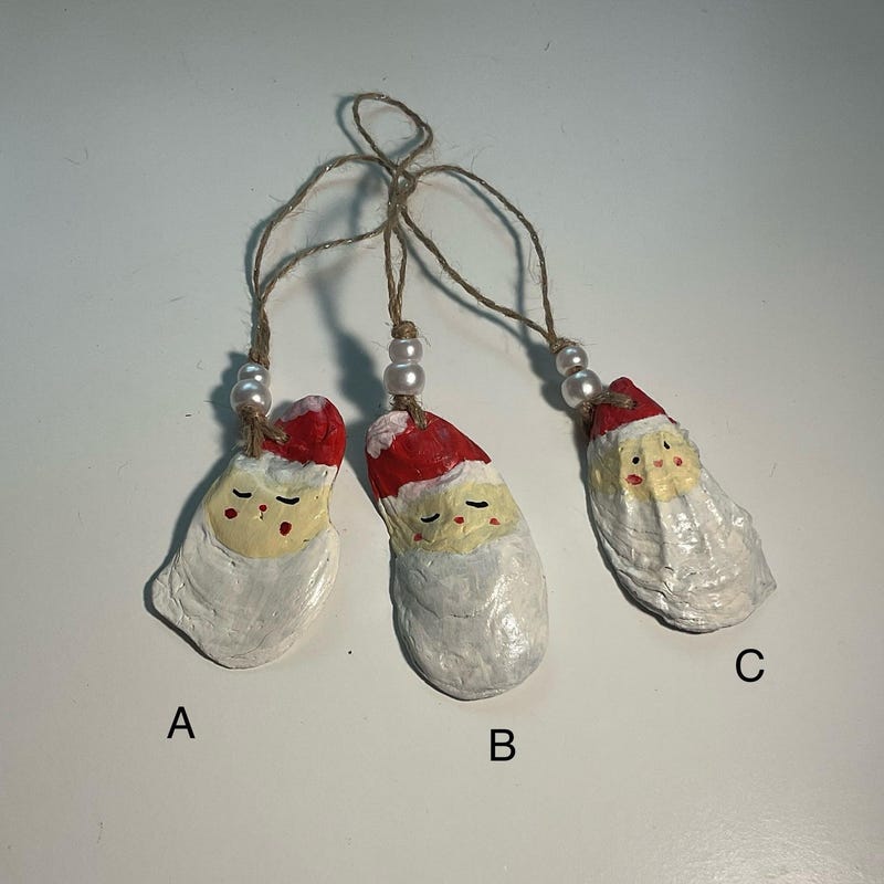 Santa Shells - Etsy