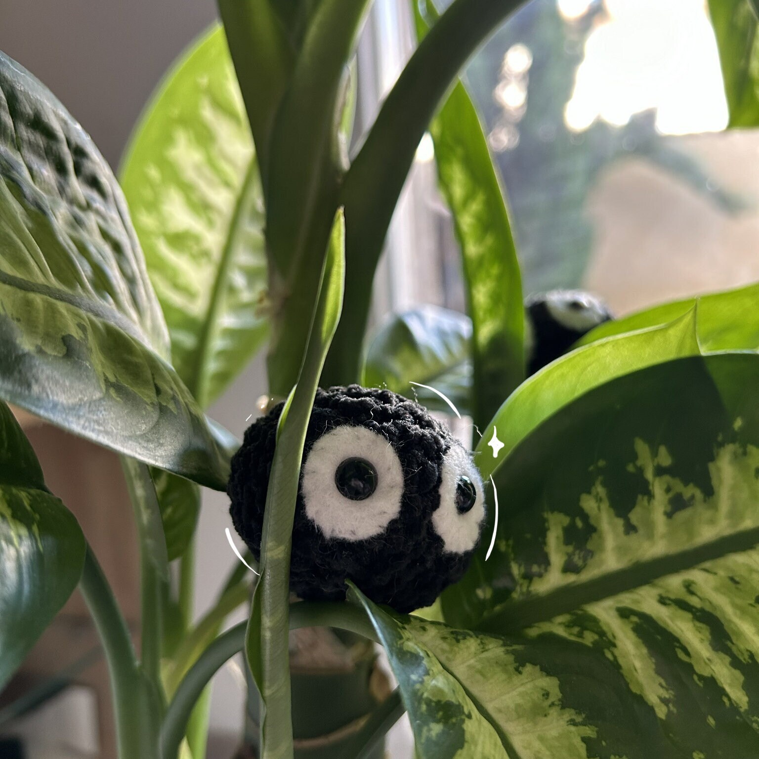 Susuwaturi Crochet Pattern, Soot Sprite, Noiraude, Ghibli Crochet Pdf ...