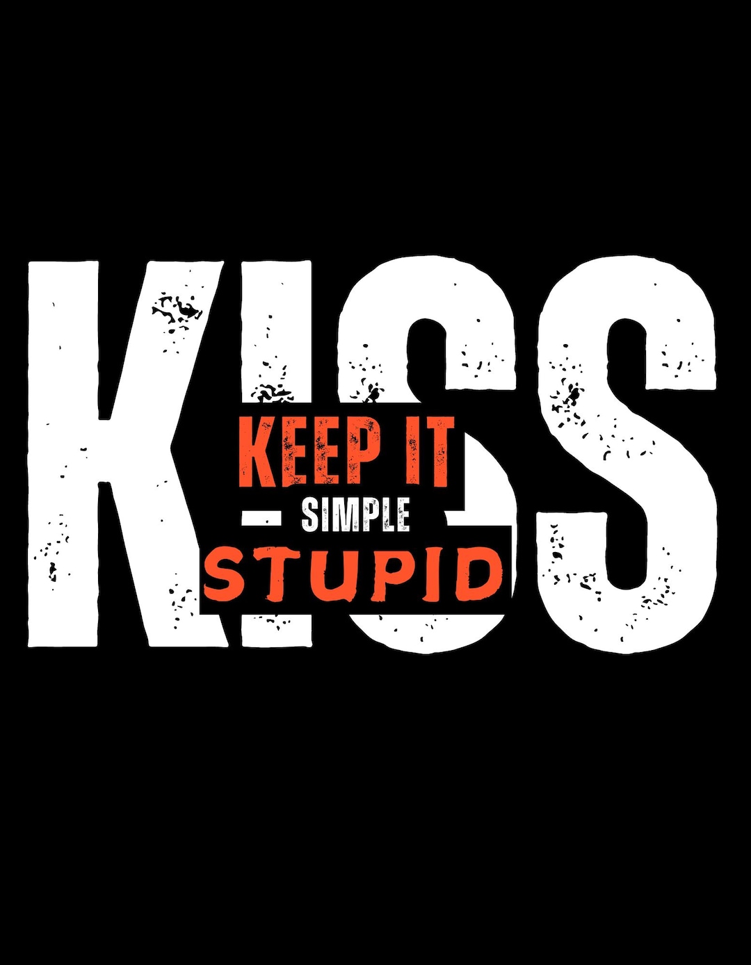 KISS Keep It Simple PNG Design File, Trendy Png Design, Instant ...