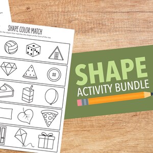 Shape Activity Pack - Etsy