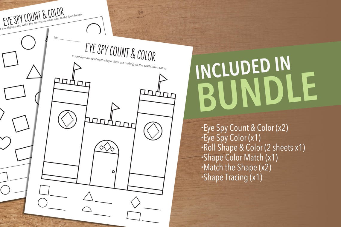 Shape Activity Pack - Etsy