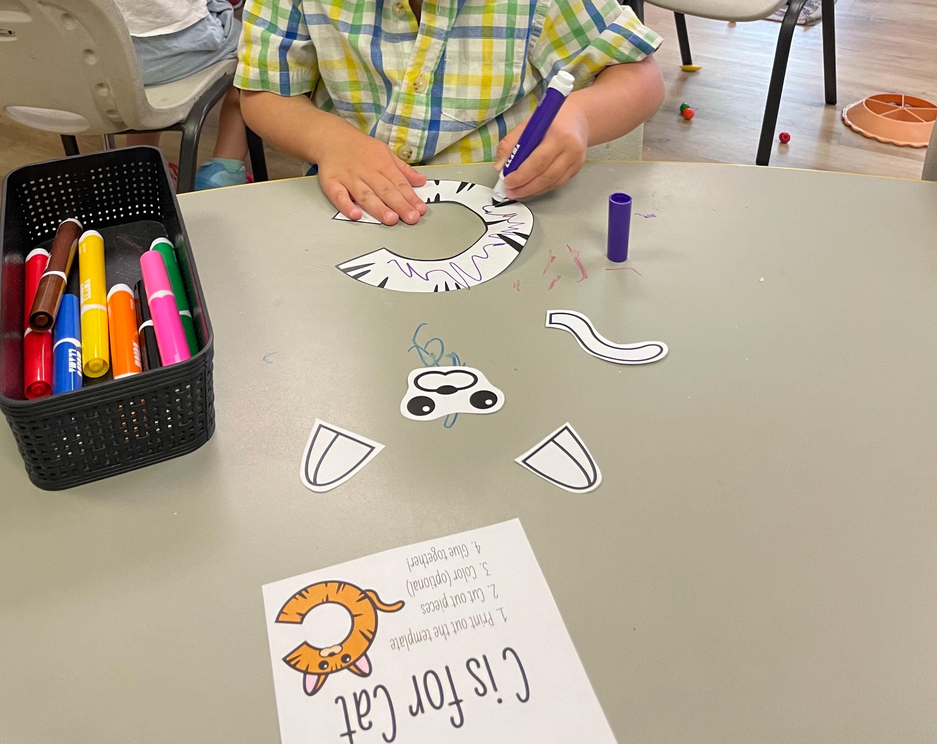 Alphabet Letter Craft Template - Etsy