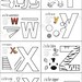 Alphabet Letter Craft Template - Etsy