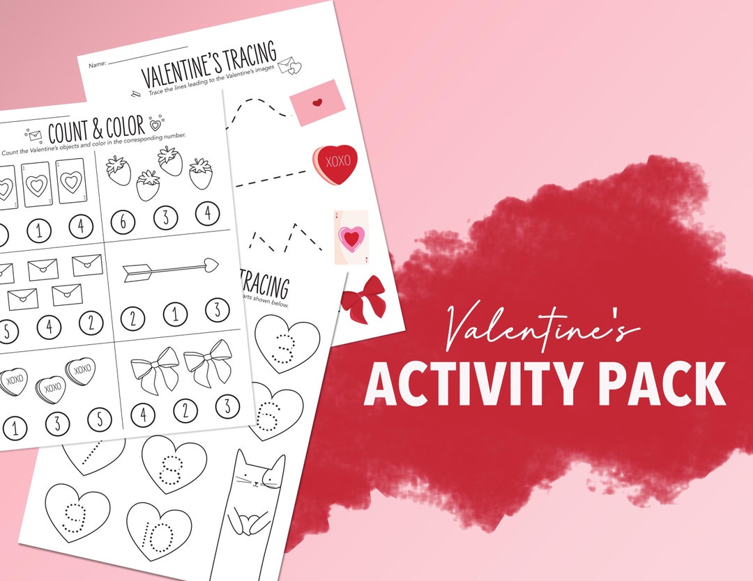 Valentine's Activity Bundle - Etsy