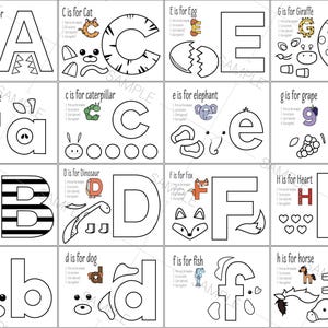 Alphabet Letter Craft Template - Etsy