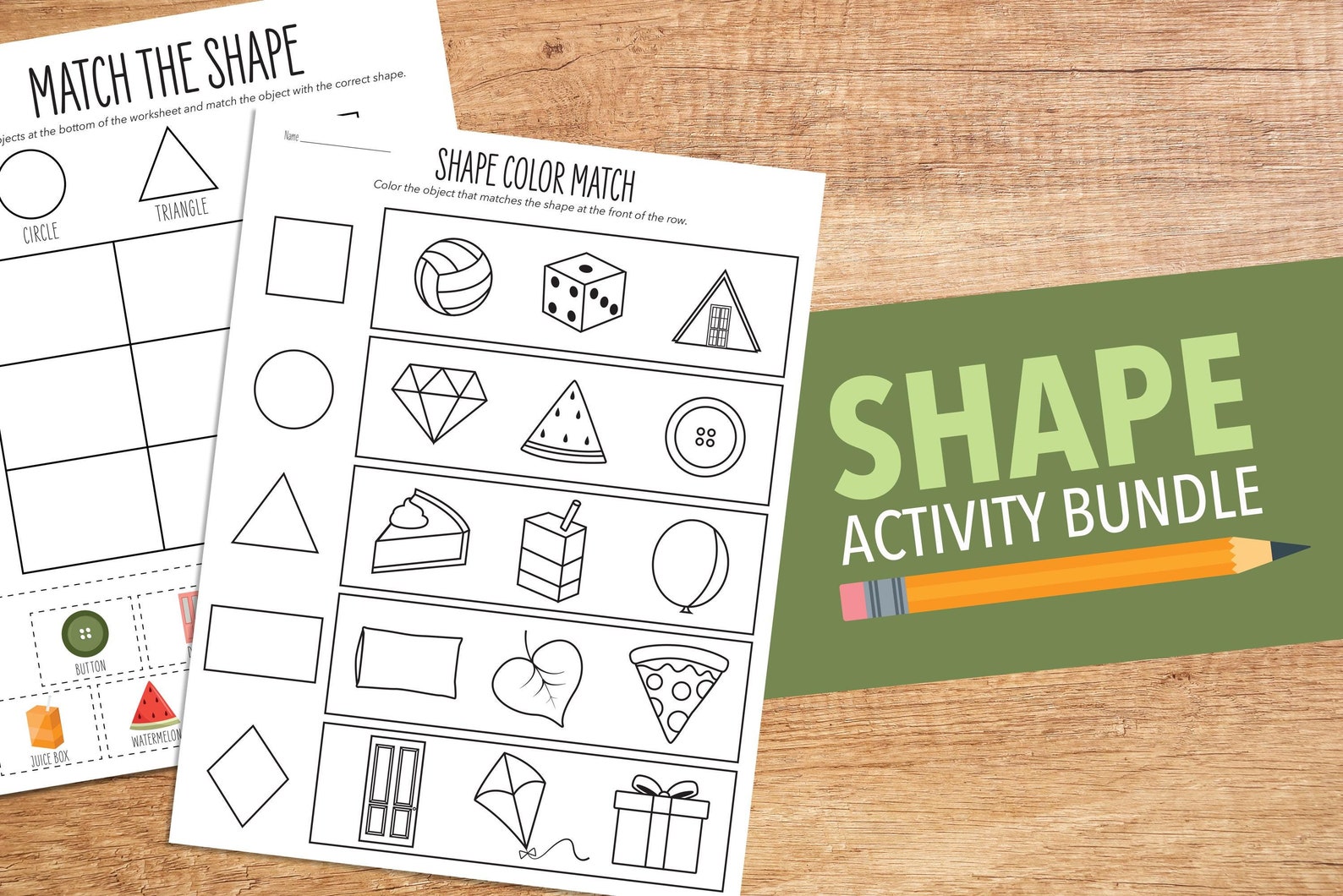Shape Activity Pack - Etsy