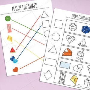 Shape Activity Pack - Etsy