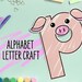 Alphabet Letter Craft Template - Etsy