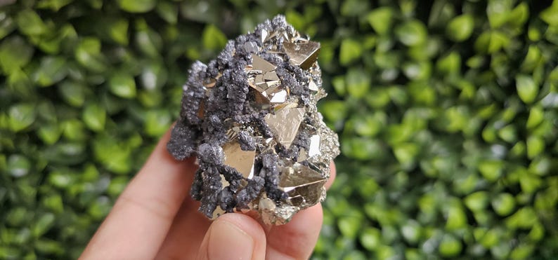 Pyrite Octahedral Peru - Etsy
