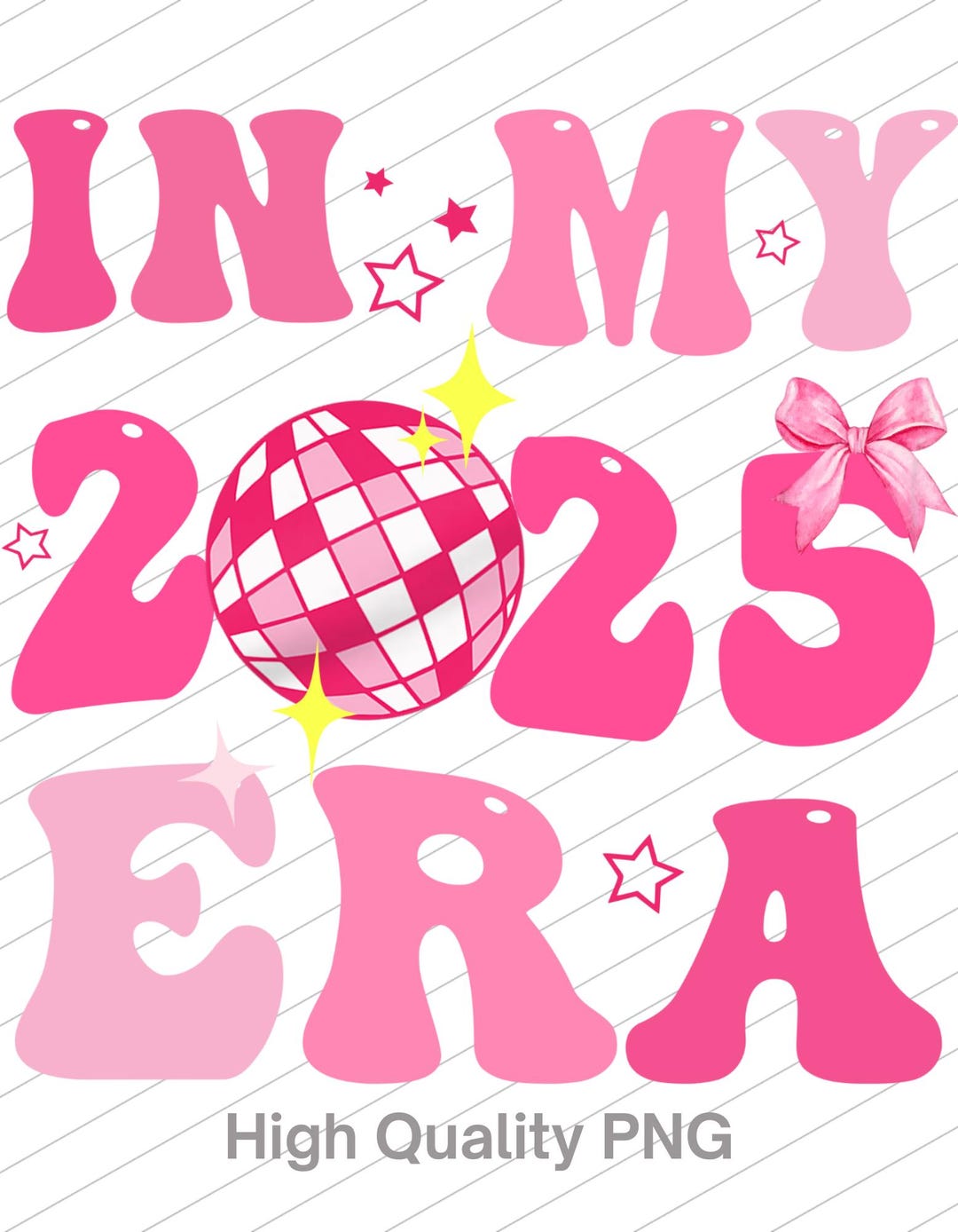 In My 2025 Era PNG, Happy New Year Png Holiday 2025 - Etsy UK