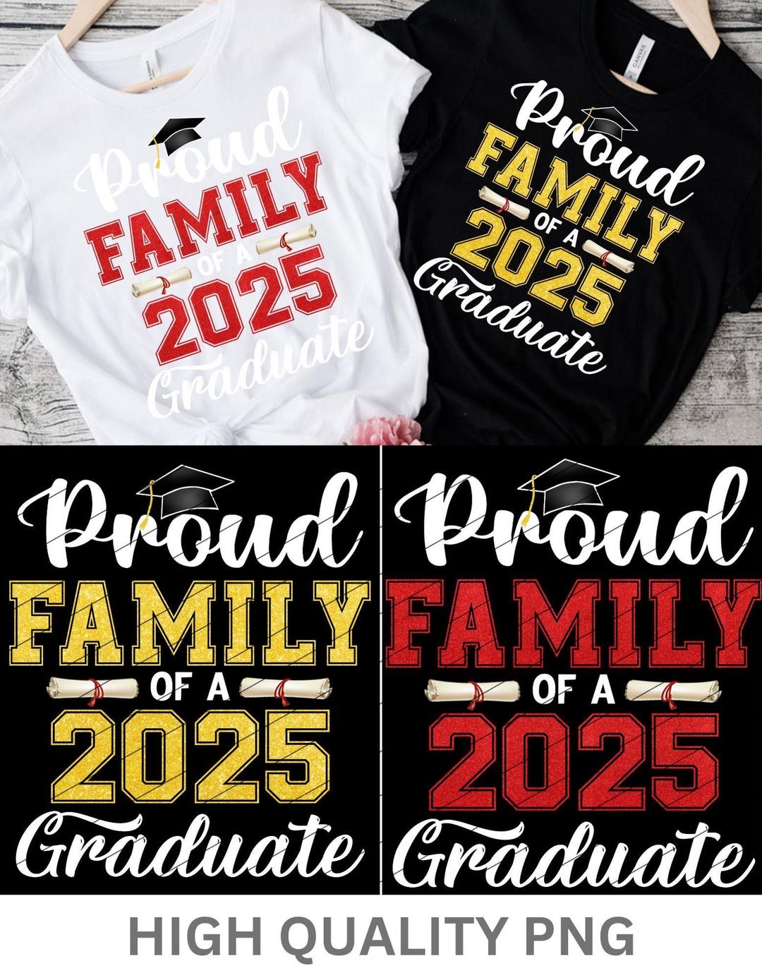 Proud Family of 2025 Graduate PNG, Proud Senior Family 2025 PNG, Family ...
