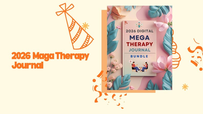 2026 Digital Anxiety Therapy Journal | Workbook, Self Assessment, Daily ...