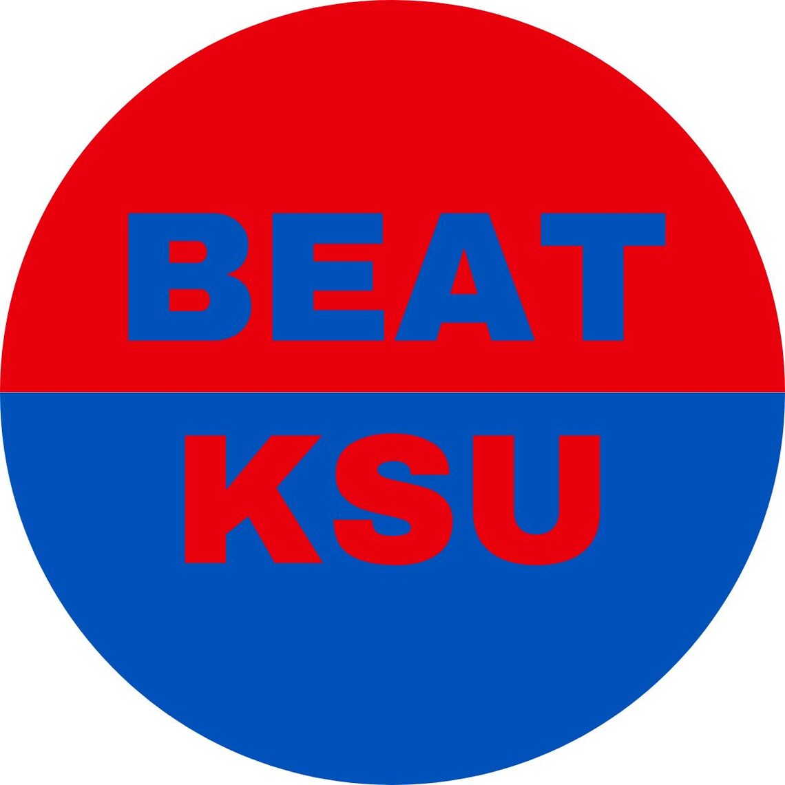Beat Them Game Day Button - Etsy