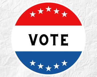 Vote Sticker Pack, Cute Voting Decals, Vinyl Matte Sticker - Etsy
