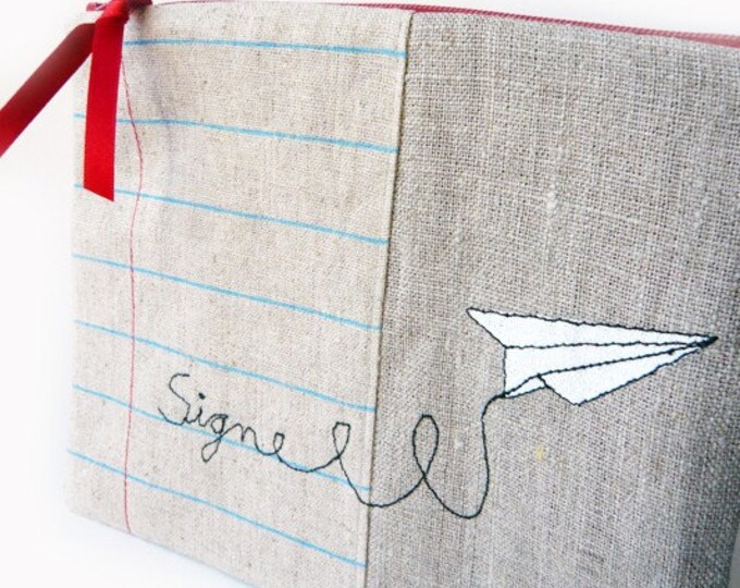 Your Customized Paper Plane Pouch MTO - Etsy