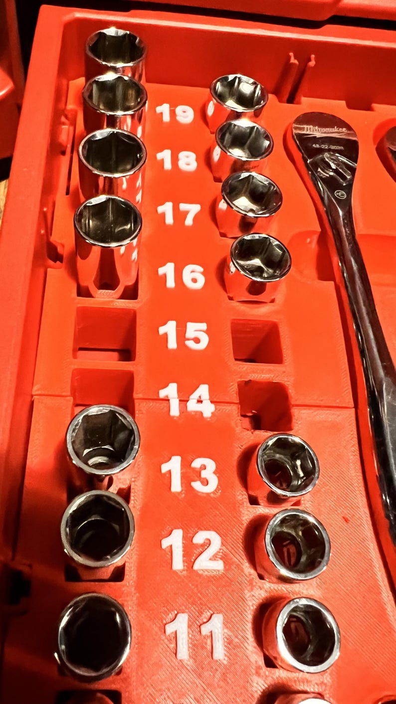 Packout Socket Set Insert (milwaukee 56 Piece +11) - Etsy
