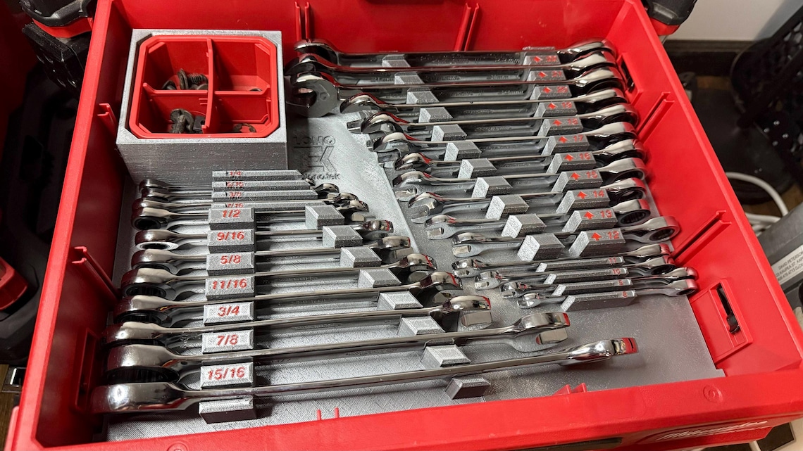 STL File - Packout Drawer Wrench Set Insert - Etsy