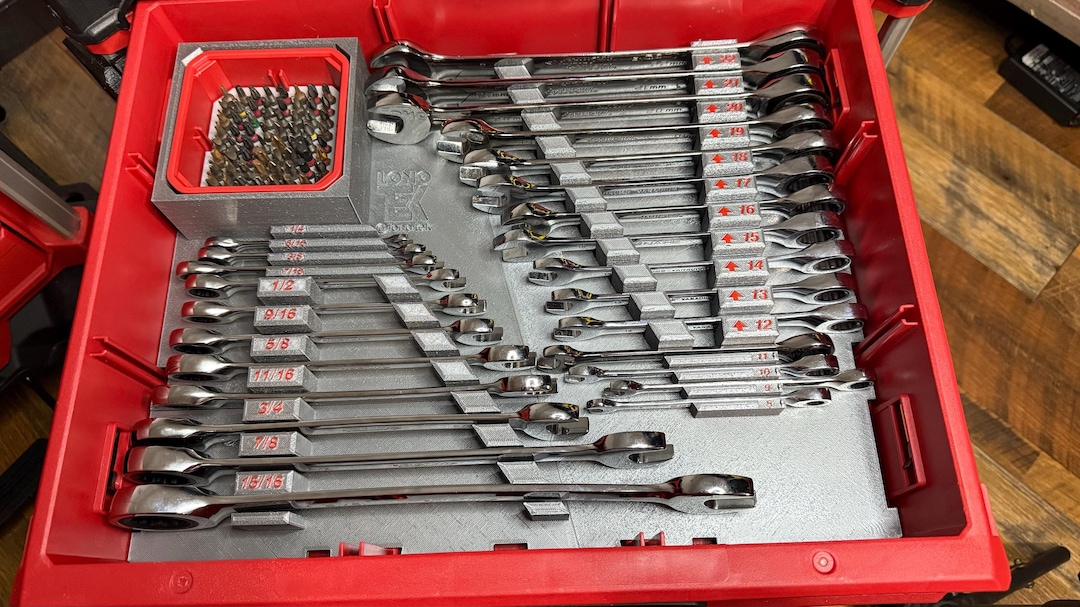 Packout Drawer System - Wrench Set Insert 26+ - Etsy