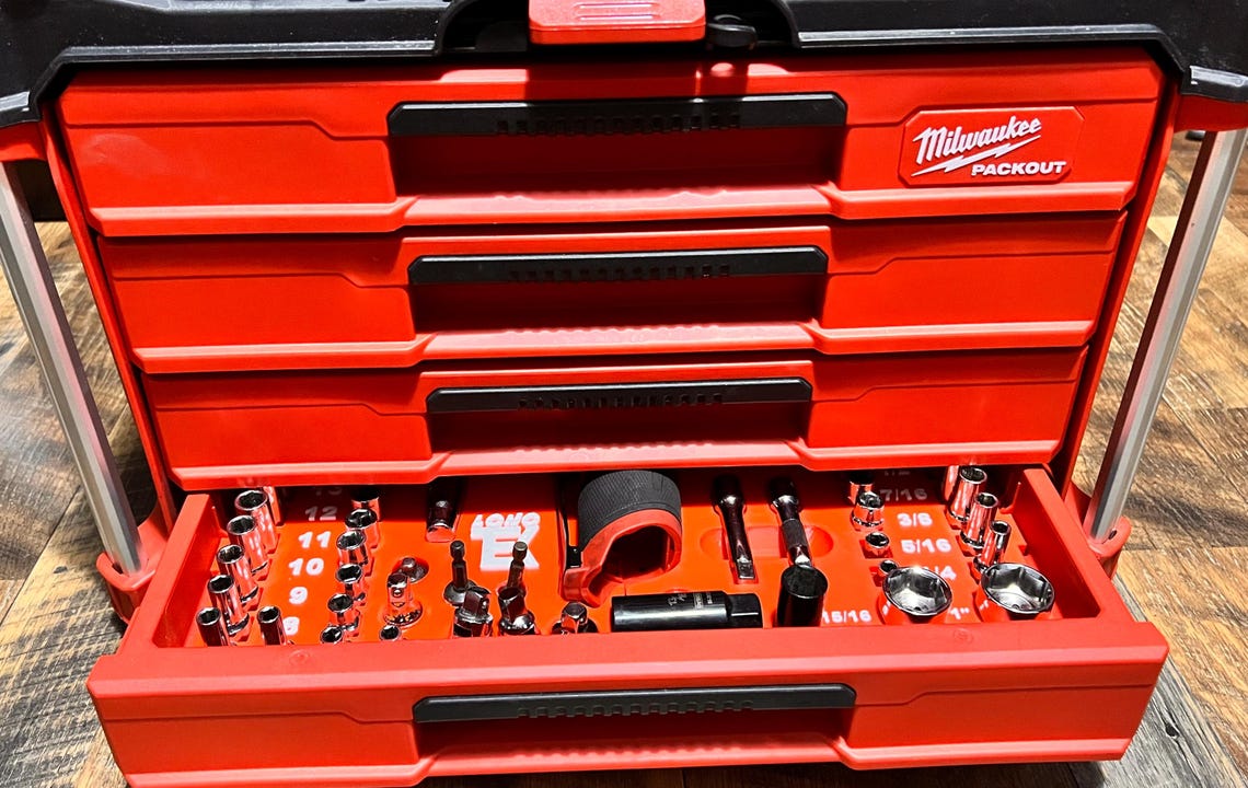 Packout Socket Set Insert (milwaukee 56 Piece +11) - Etsy