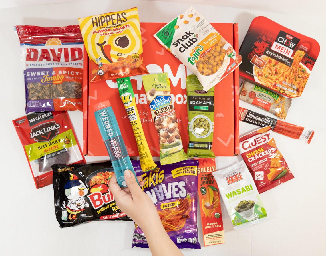 Hot and Spicy Snack Gift Box, Artisanal Snacks, Global Snacks, Variety ...