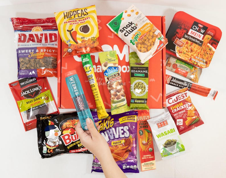 Hot and Spicy Snack Gift Box, Artisanal Snacks, Global Snacks, Variety ...