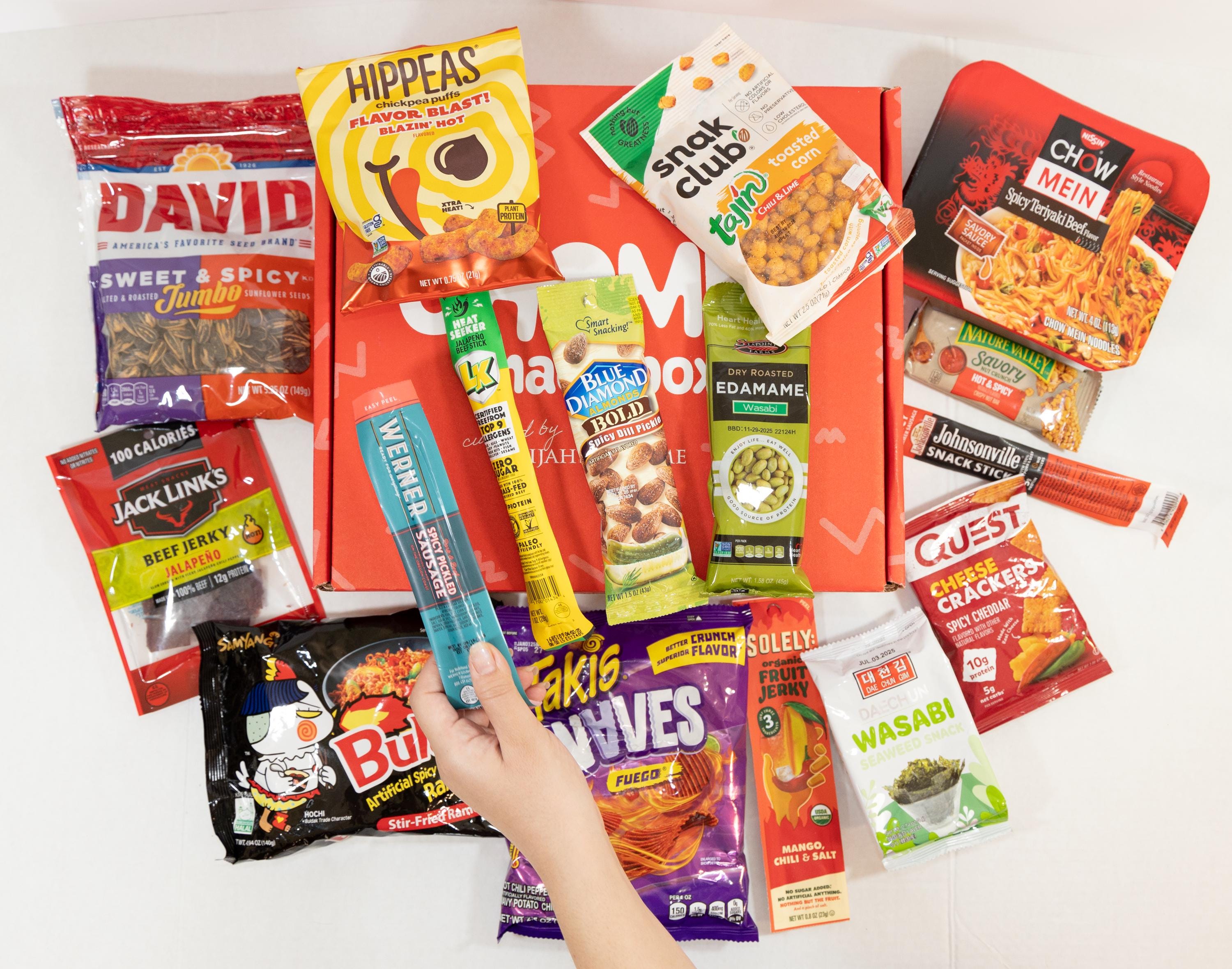 Hot and Spicy Snack Gift Box, Artisanal Snacks, Global Snacks, Variety ...